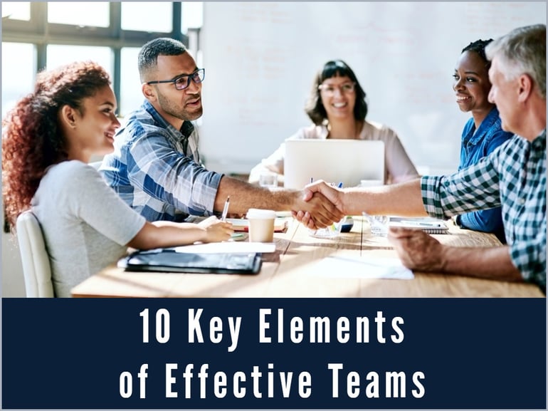 Get this Checklist: 10 Key Elements of Effective Teams from MAP Consulting!